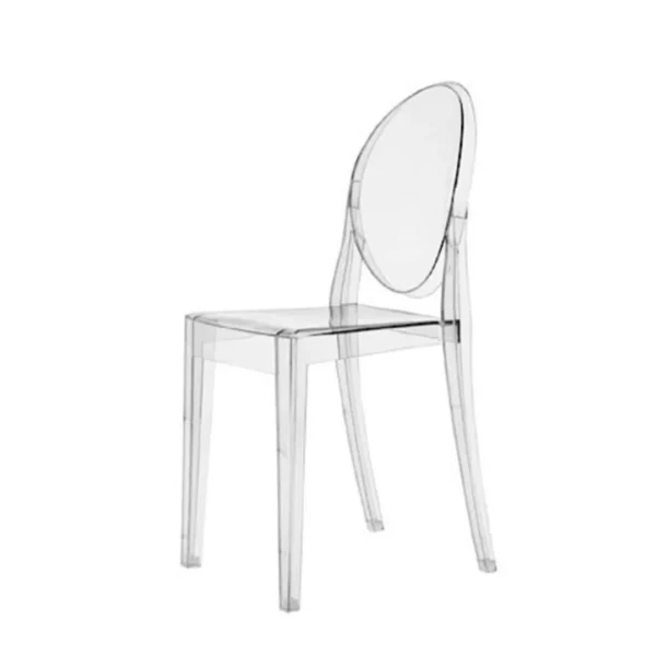 Victorian Ghost Chair | Elegant Transparent Seating